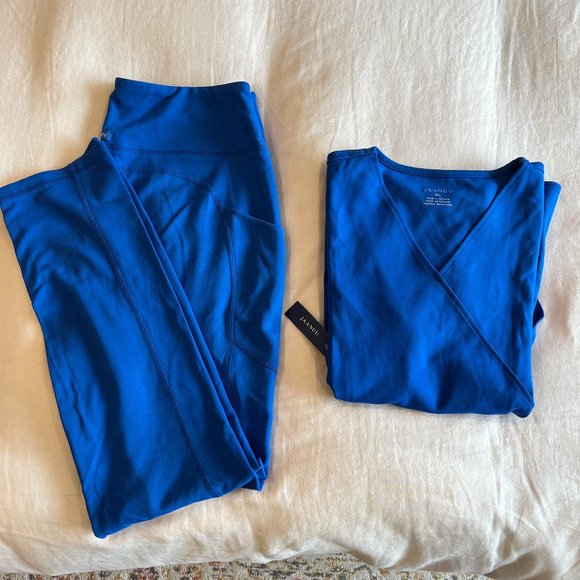Jaanuu | Tops | The Womens Matchless Scrub Set Ryl Blue Xl | Poshmark